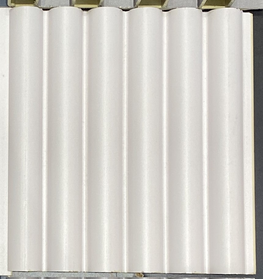 [Fluted Wall Panel] 159 White – 3E Building Materials